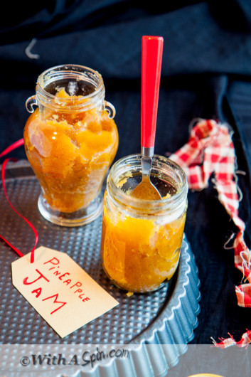 Pineapple Jam | Fruit Jam Recipe | আনারসের জ্যাম রেসিপি | WithASpin