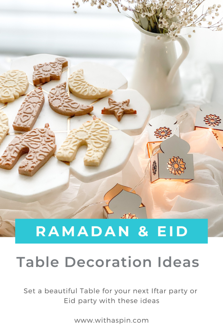 Table decoration for Iftar party | Eid Party Centerpiece WithASpin